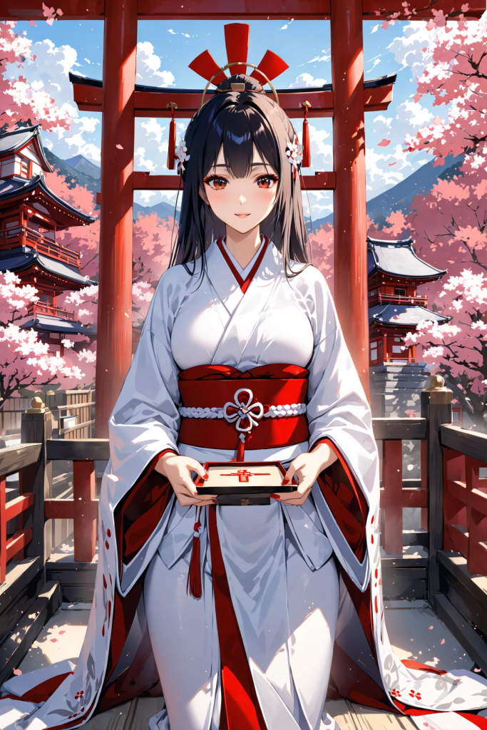 AI art AIイラスト 神職 priesthood japanese shinto | AIアートblog