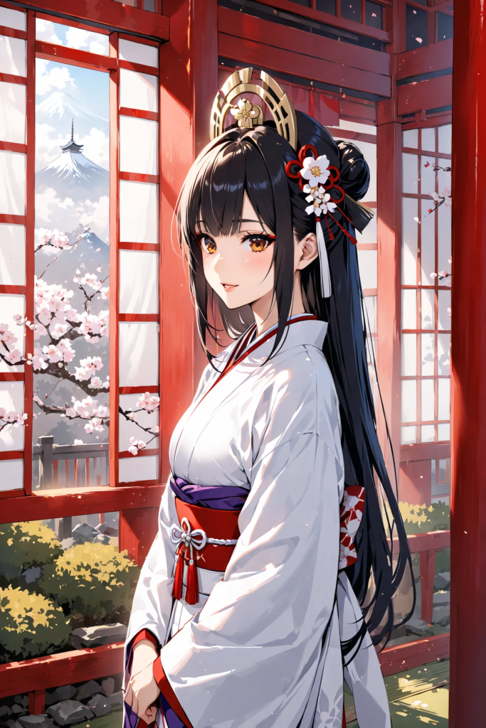 AI art AIイラスト 神職 priesthood japanese shinto | AIアートblog